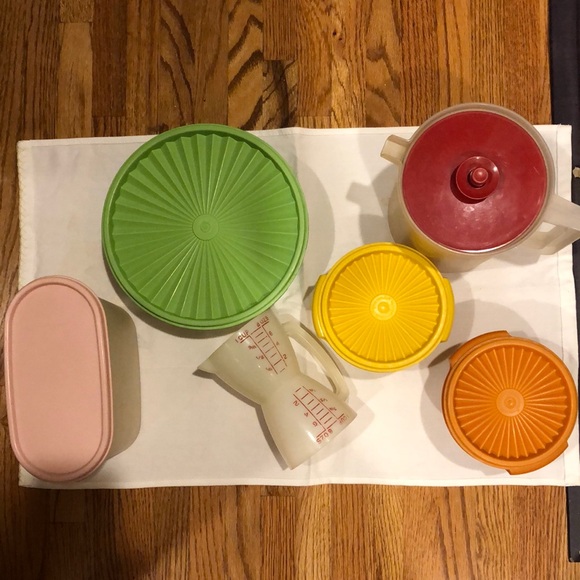 Tupperware | Kitchen | Vintage Tupperware Lot Pitcher Containers Double ...